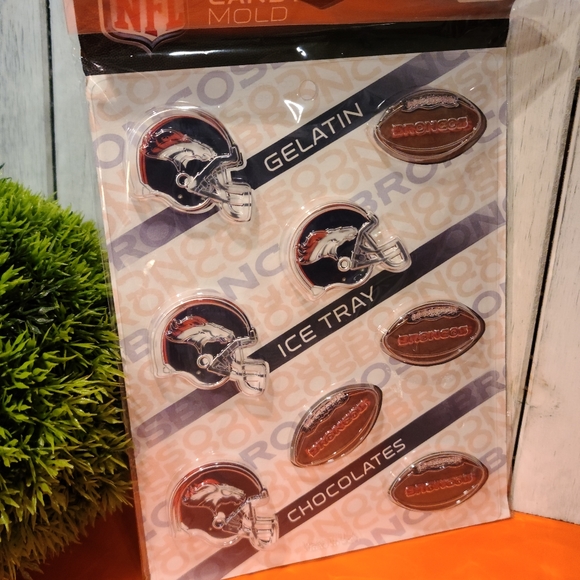 NFL | Kitchen | Nfl Denver Bronco Nwt Candy Ice Gelatin Mold | Poshmark